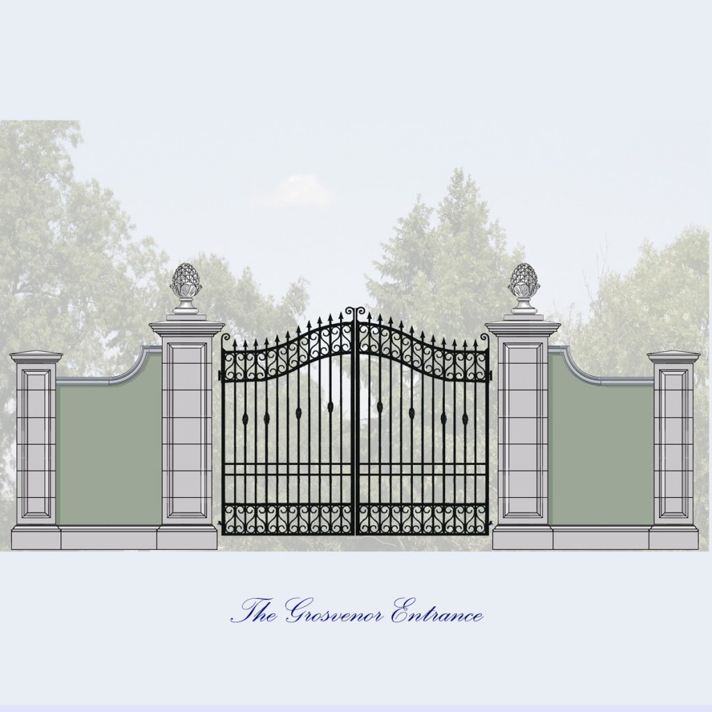 The Grosvenor Gate Piers